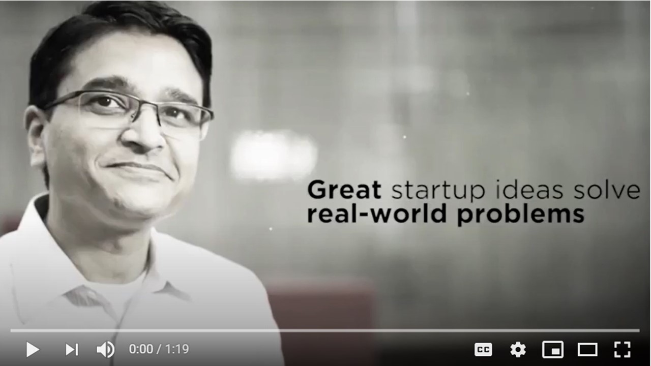 GV Ravishankar - Great startup ideas solve real-world problems