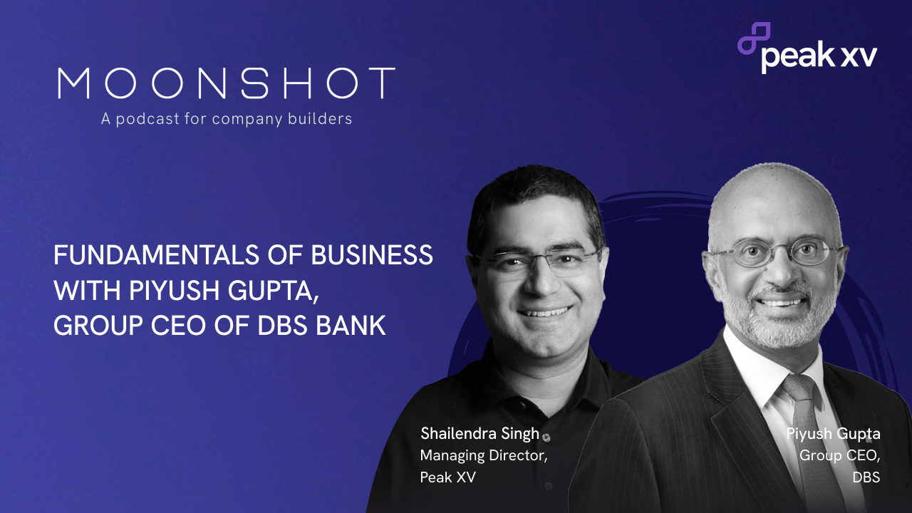 Fundamentals of Business with Piyush Gupta, Group CEO of DBS Bank ... Fundamentals of Business with Piyush Gupta, Group CEO of DBS Bank ...